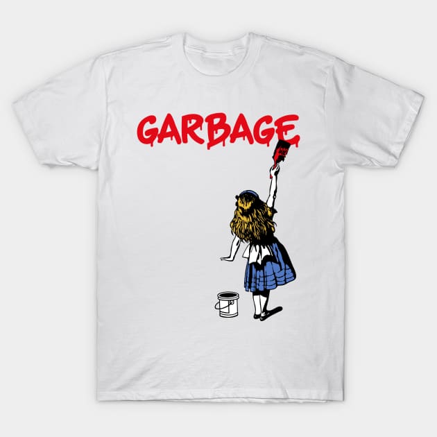 garbage and red girl - Garbage - T-Shirt | TeePublic